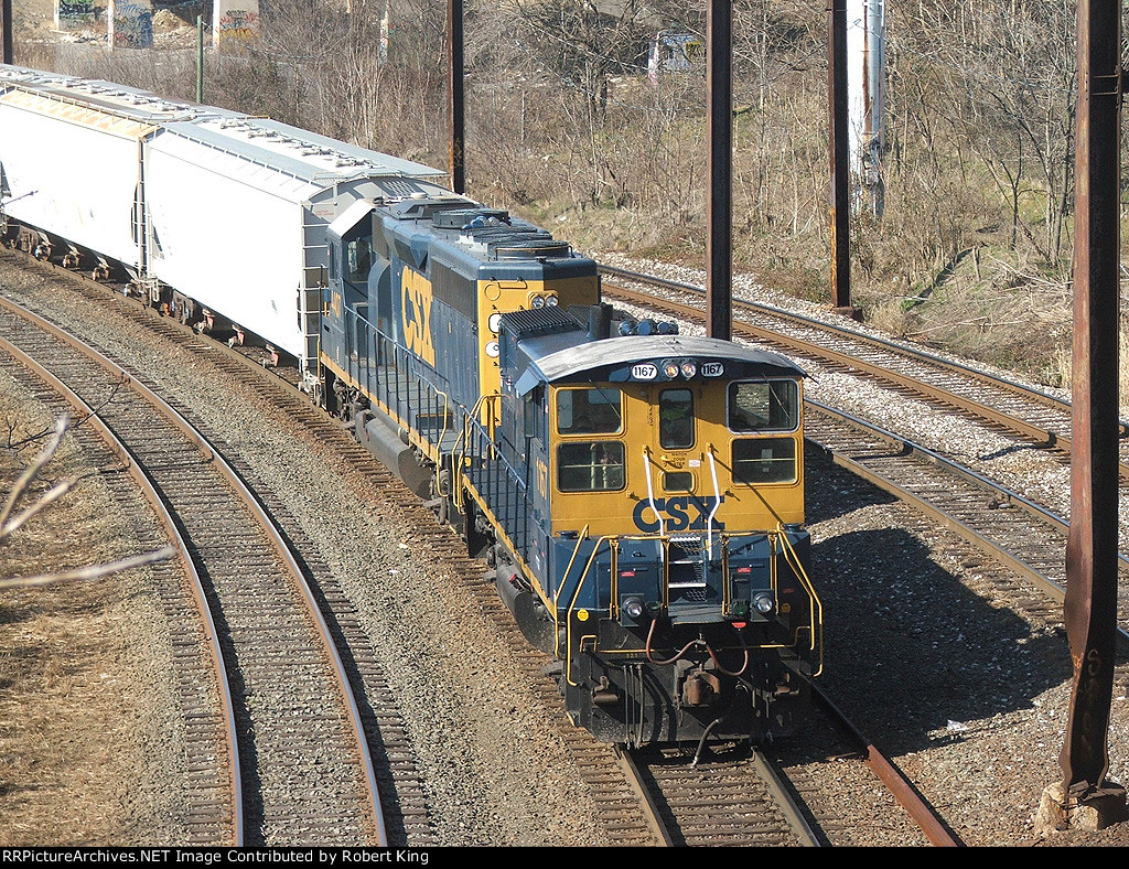 CSX 1167 Yard Job